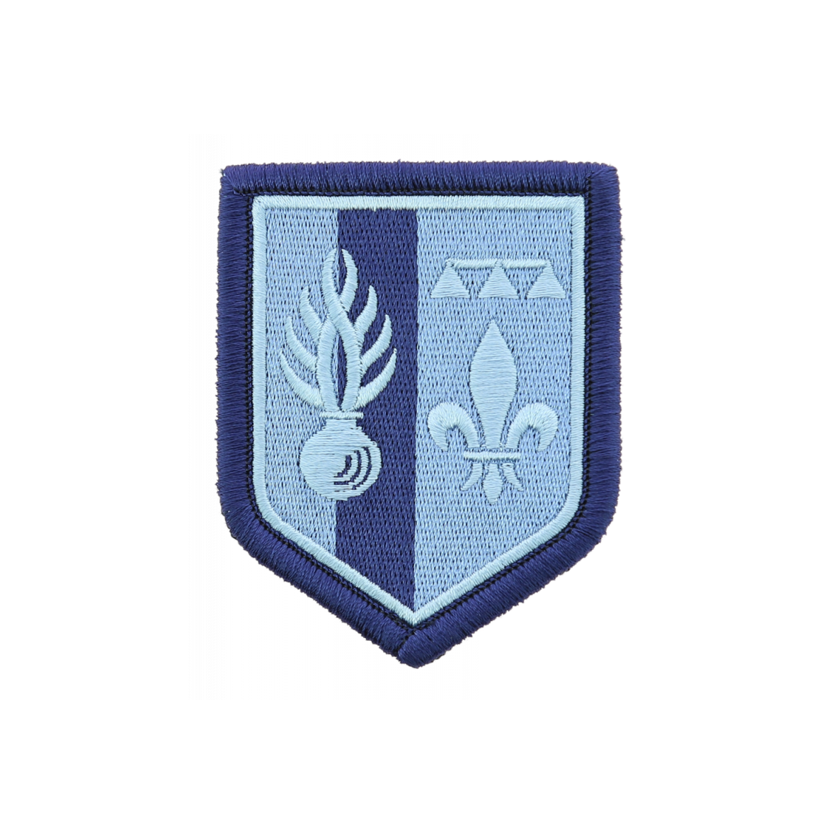 Mobile Gendarmerie patch for Marseille defense zone, low visibility ...