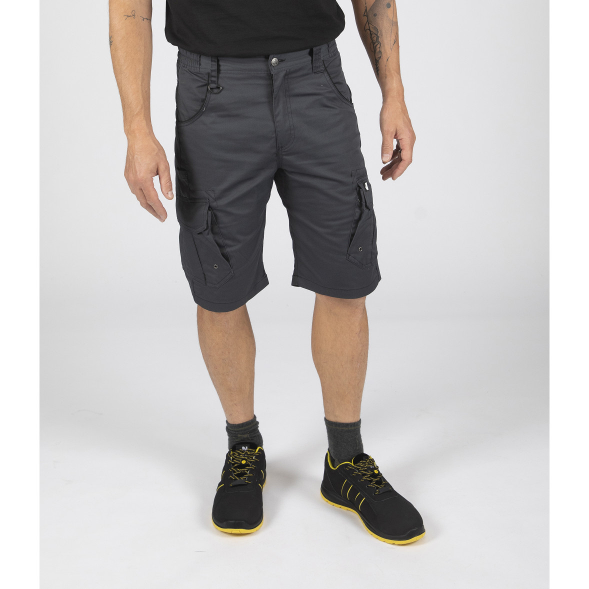 JACQUOT GRAY WORK SHORTS - Nine Worths by North Ways