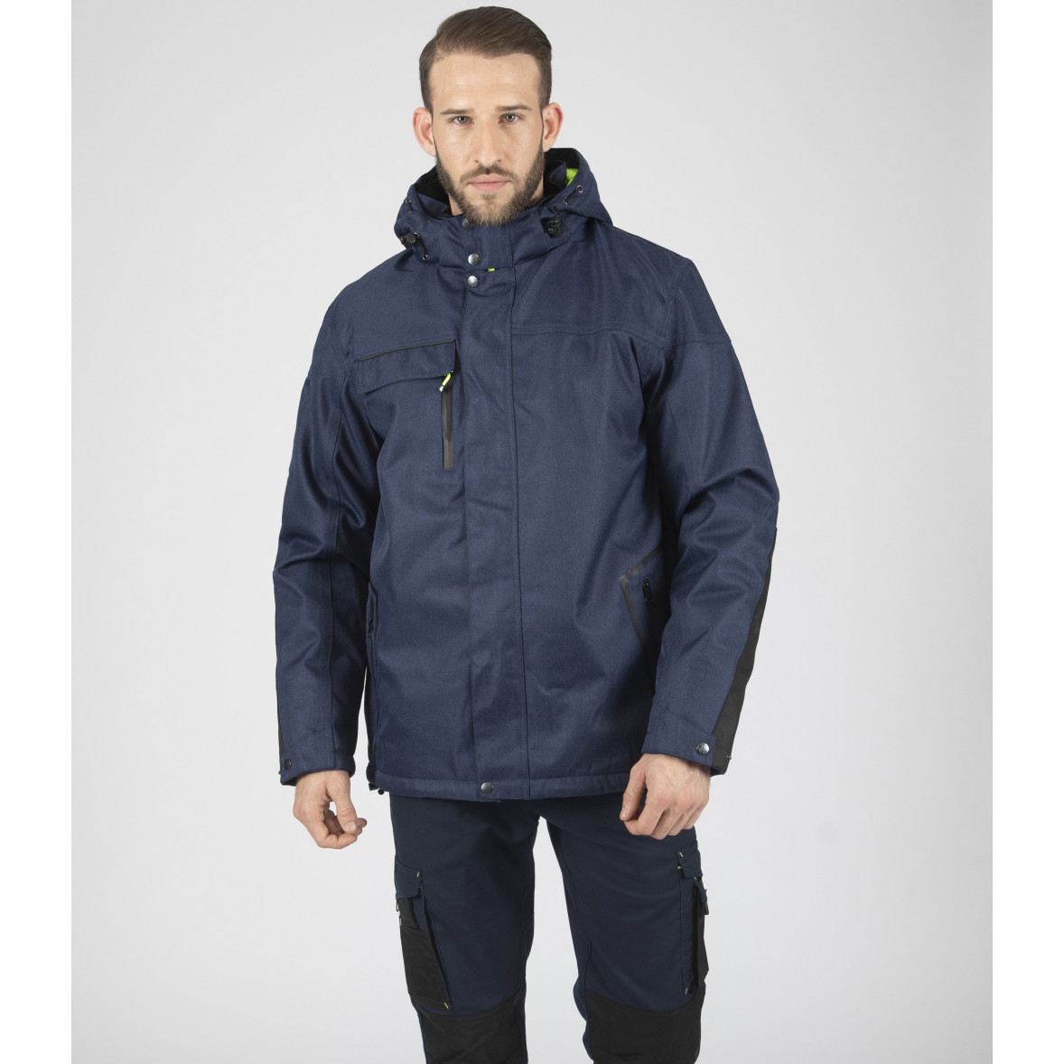 GAROU NAVY WATERPROOF JACKET - Nine Worths by North Ways