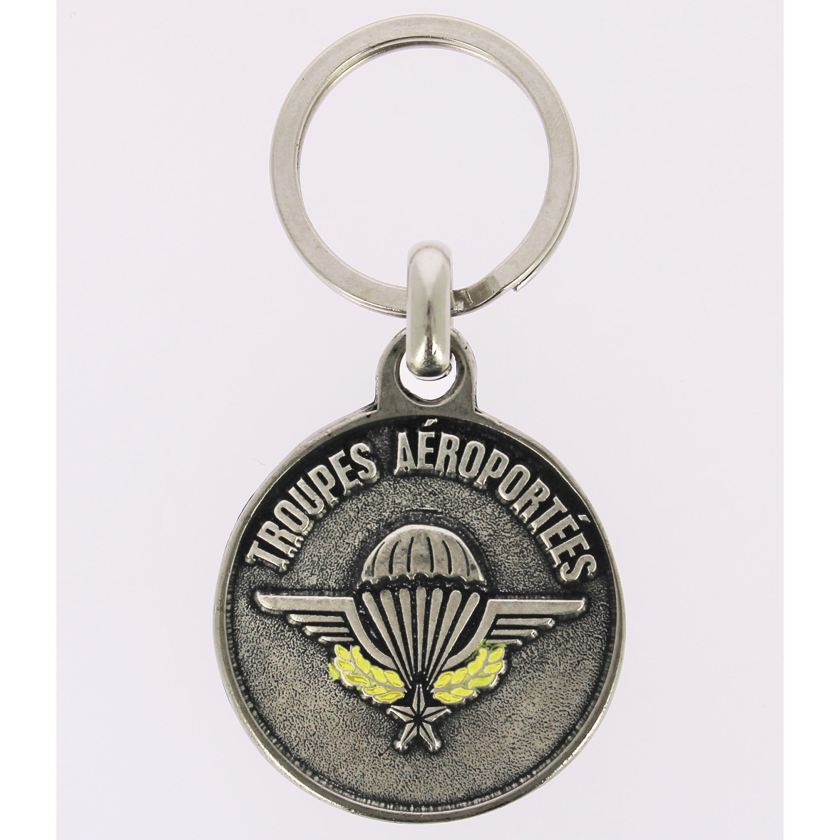Gray Airborne Troops Keychain - Army Design