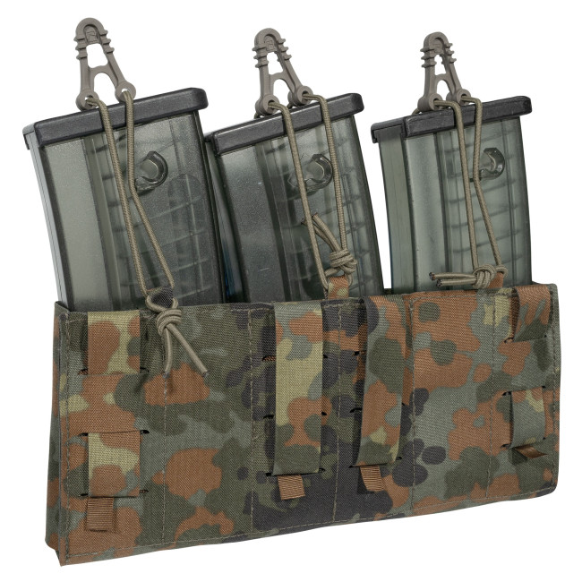 Porta-carregador triplo para espingardas MX098 - Flecktarn - Lindnerhof