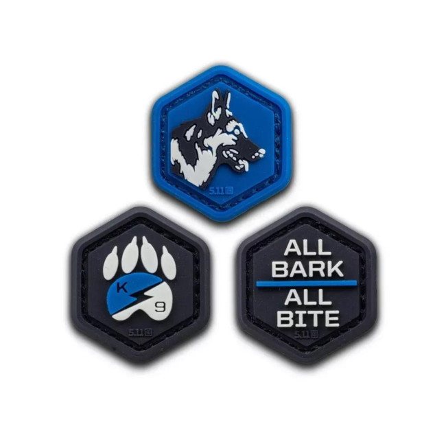 Blue Hex K9 Patch - 5.11 Tactical