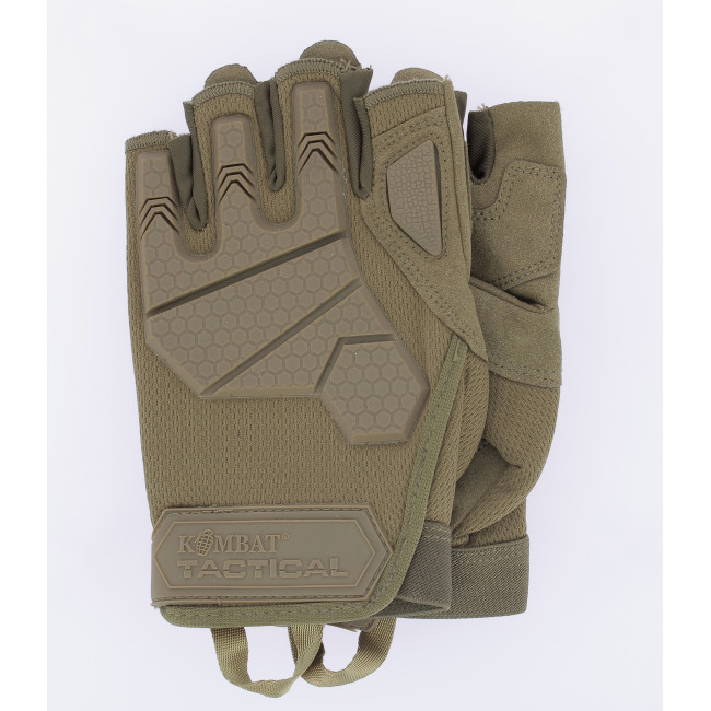 Luvas sem Dedos Alpha Tactical Coyote - Kombat Tactical