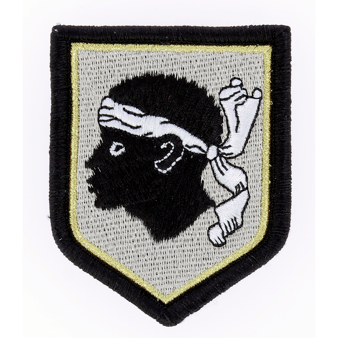 Embroidered Corsica region gendarmerie patch with Velcro DMB PRODUCTION