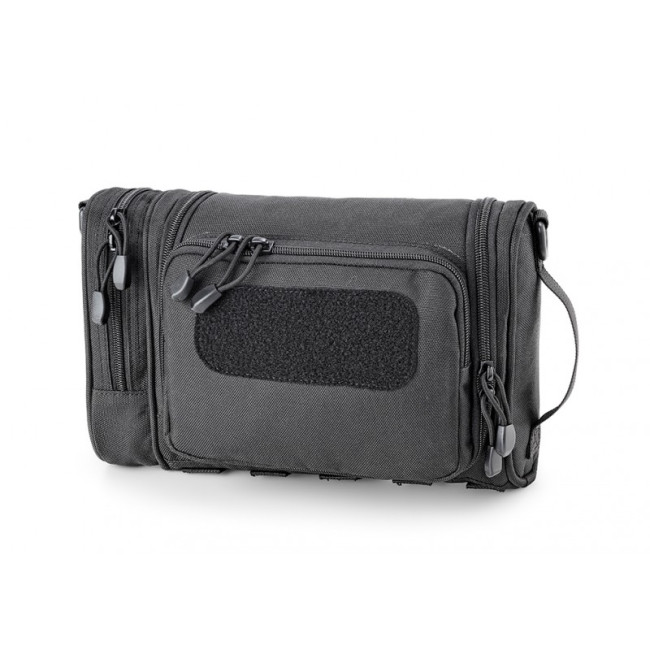 Black toiletry bag made of 600 denier nylon - DEFCON 5 brand