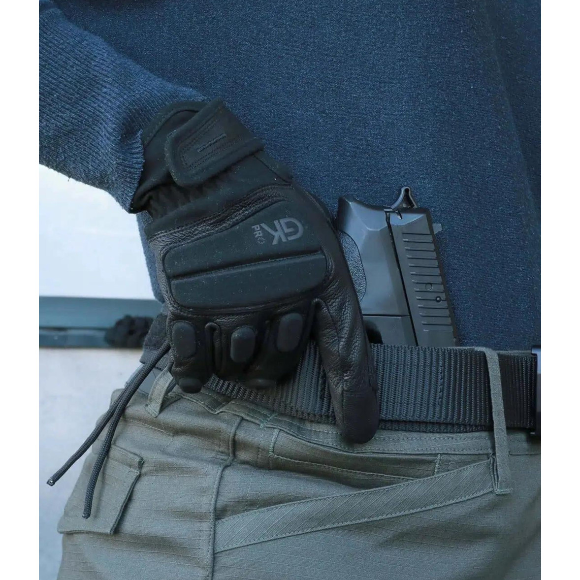 Kill Bill light black gloves - GK