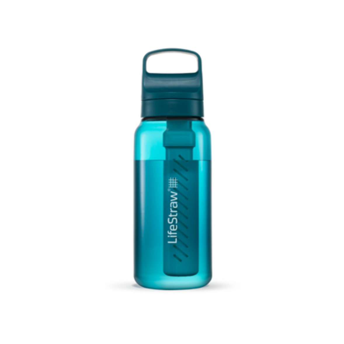 1L Go Series Filtering Water Bottle - Lagoon Blue - LifeStraw