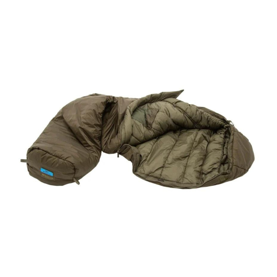 Saco de dormir modular SOF 3 com fecho à esquerda M - Verde Oliva - Carinthia