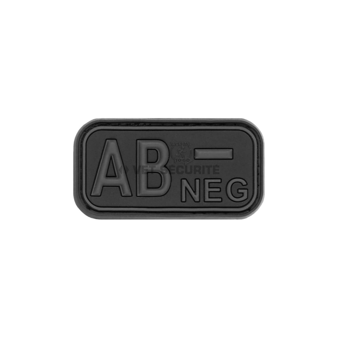 Patch en gomme groupe sanguin AB- Blackops - JTG
