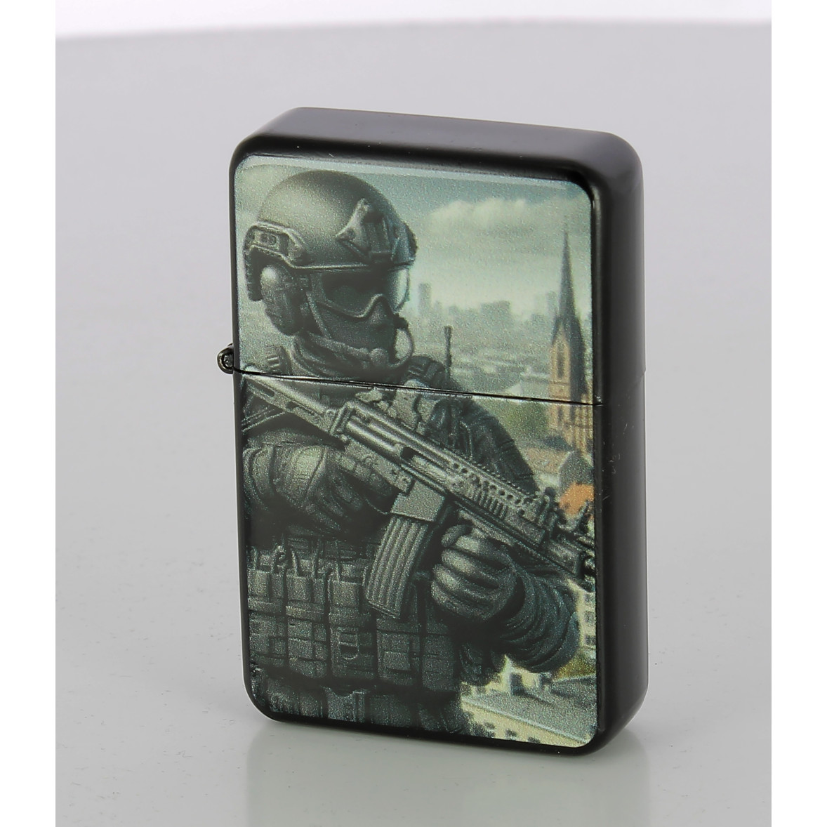 Briquet essence motif militaire urbain - Vetsecurite