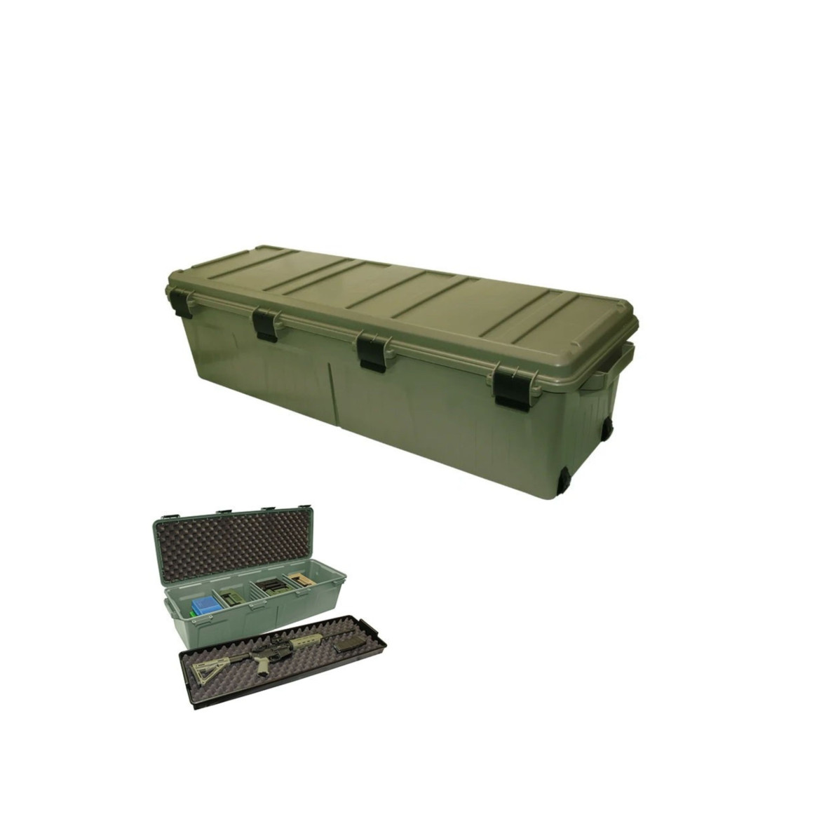 Gun case with divider and foam tray for TRC 99cm long gun - MTM Case-Gard