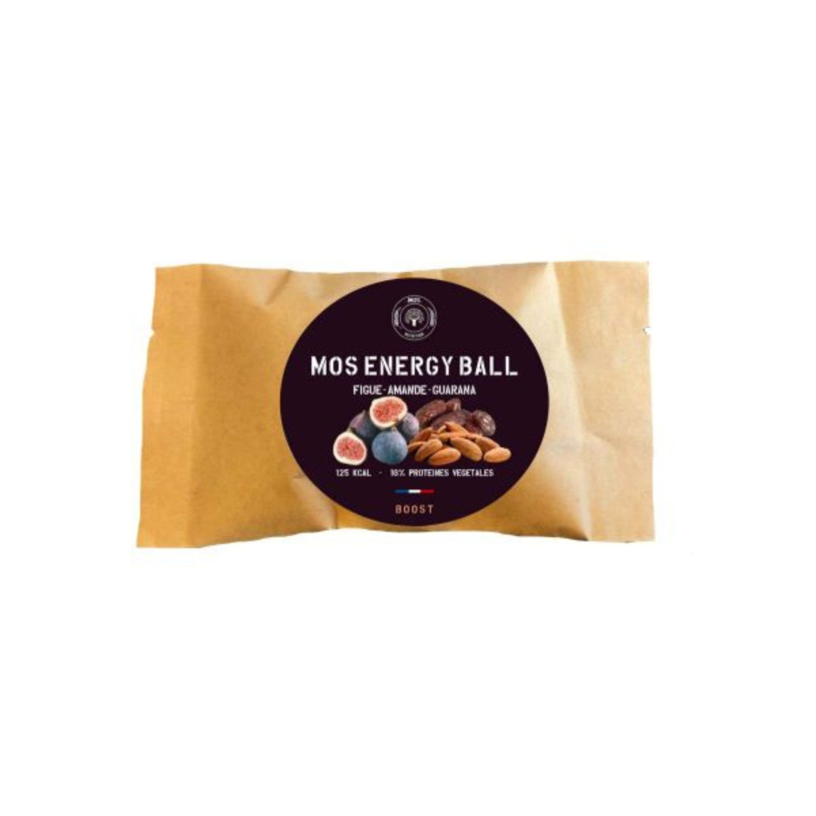 Energy Ball Boost Orgânica - Figo/Amêndoa - MOS Nutrition