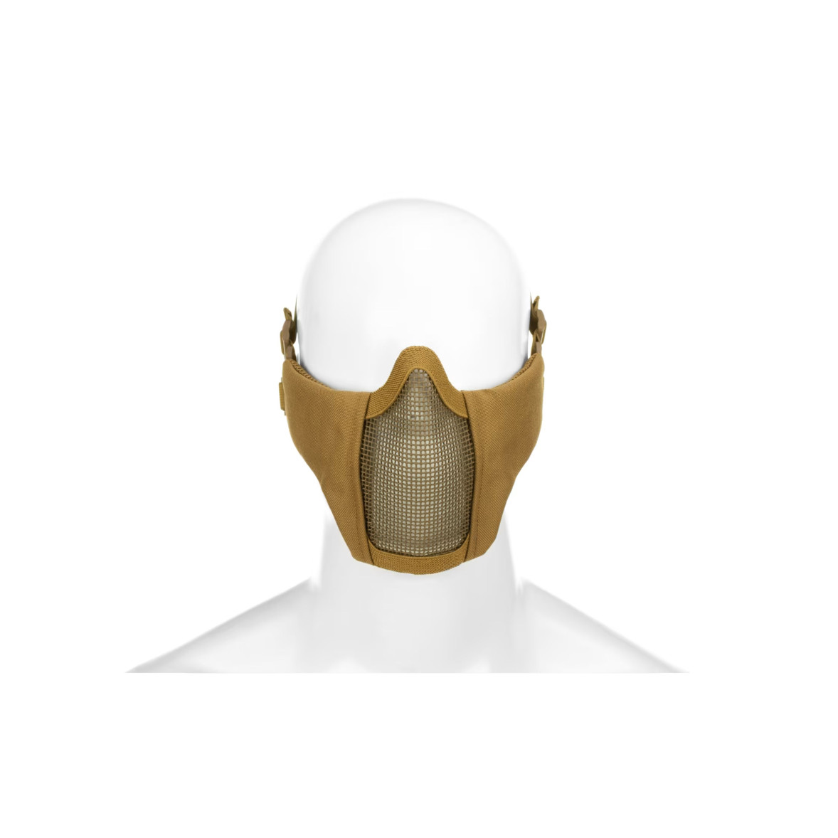 Tan Steel Half Face Mask - Invader Gear