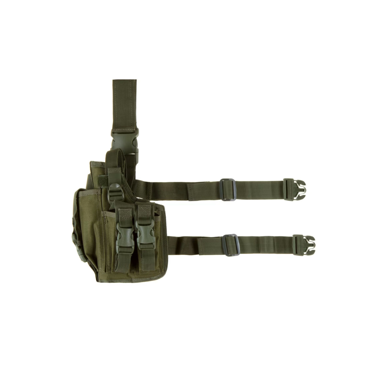 Left Thigh Holster with Magazine Pouch Ranger Green - Invader Gear