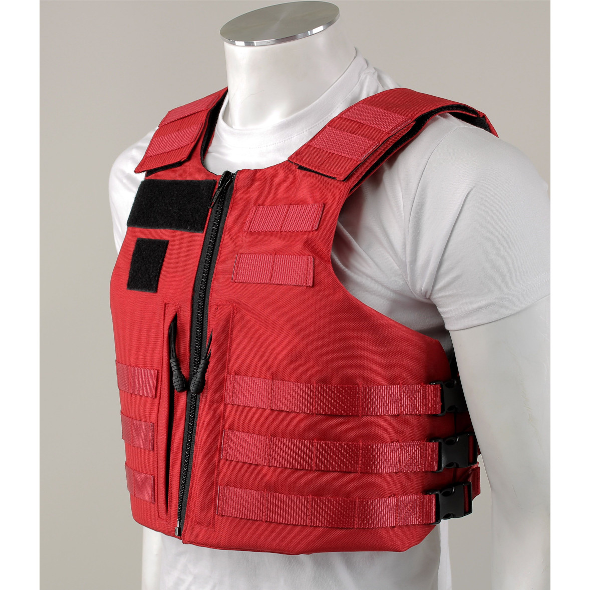 Full Tactical IIIA Security Red Bulletproof Vest - Le Protecteur
