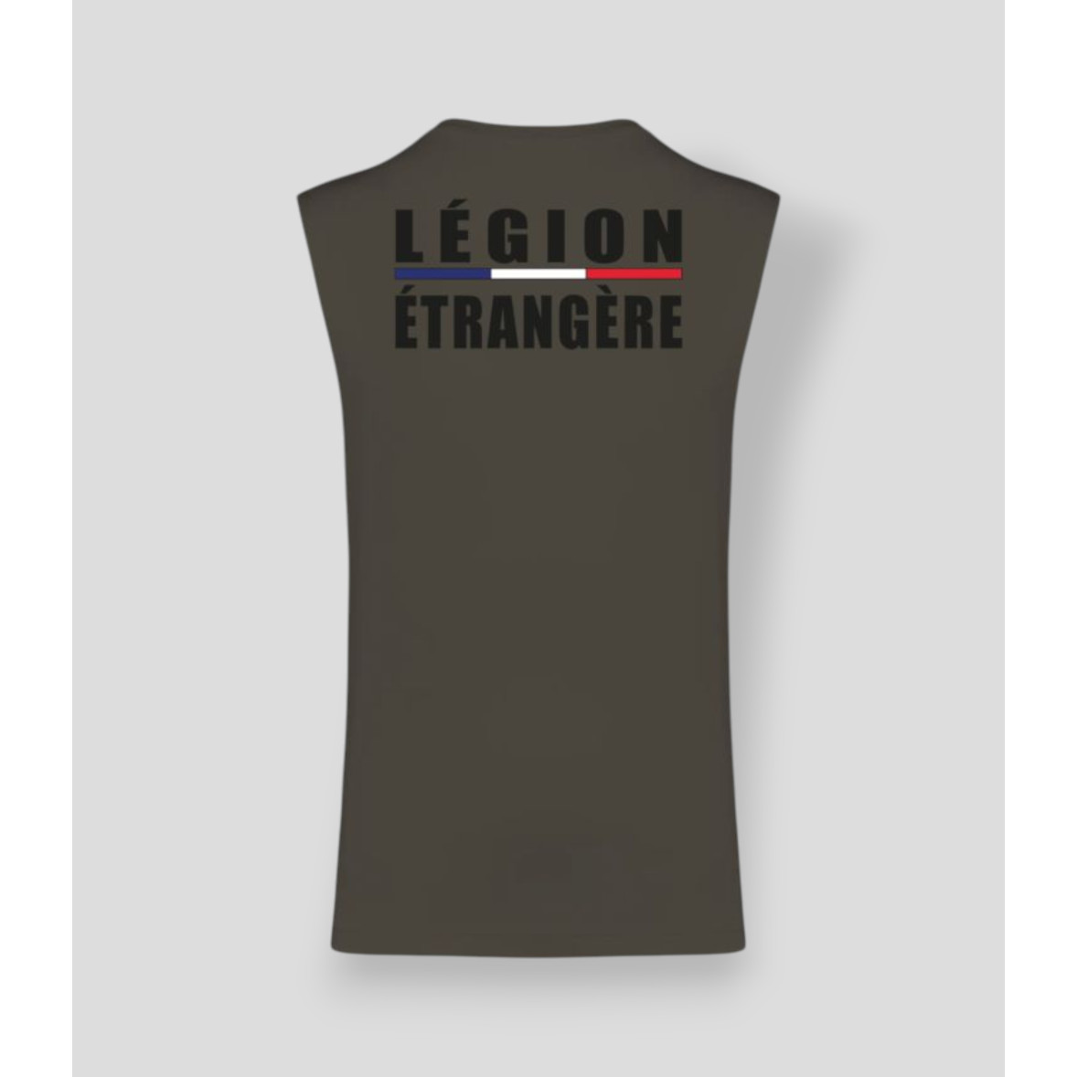 French Foreign Legion Sleeveless T-shirt with Dark Khaki Trim - Summit ...
