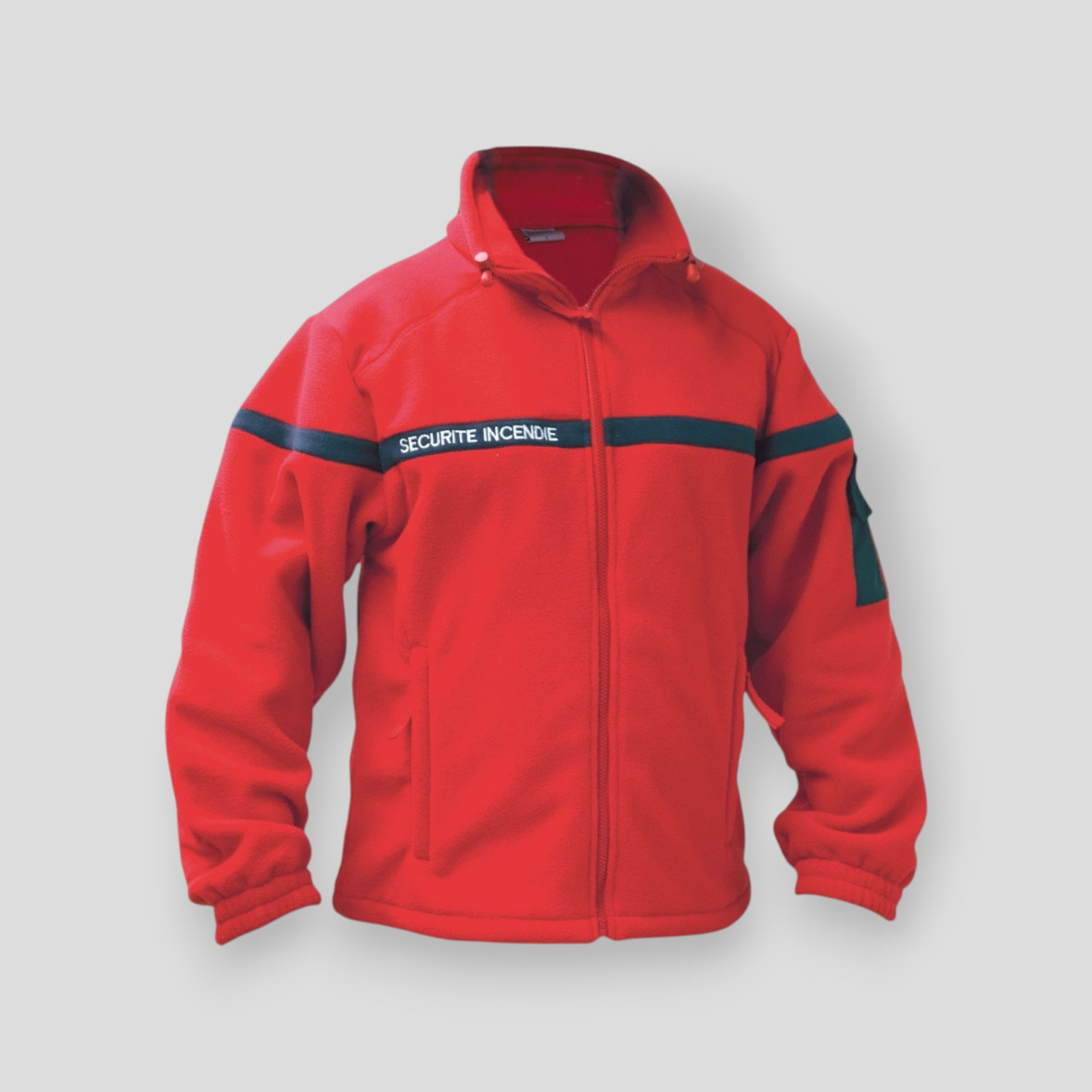 Red Fleece Jacket for Fire Safety - Patrol