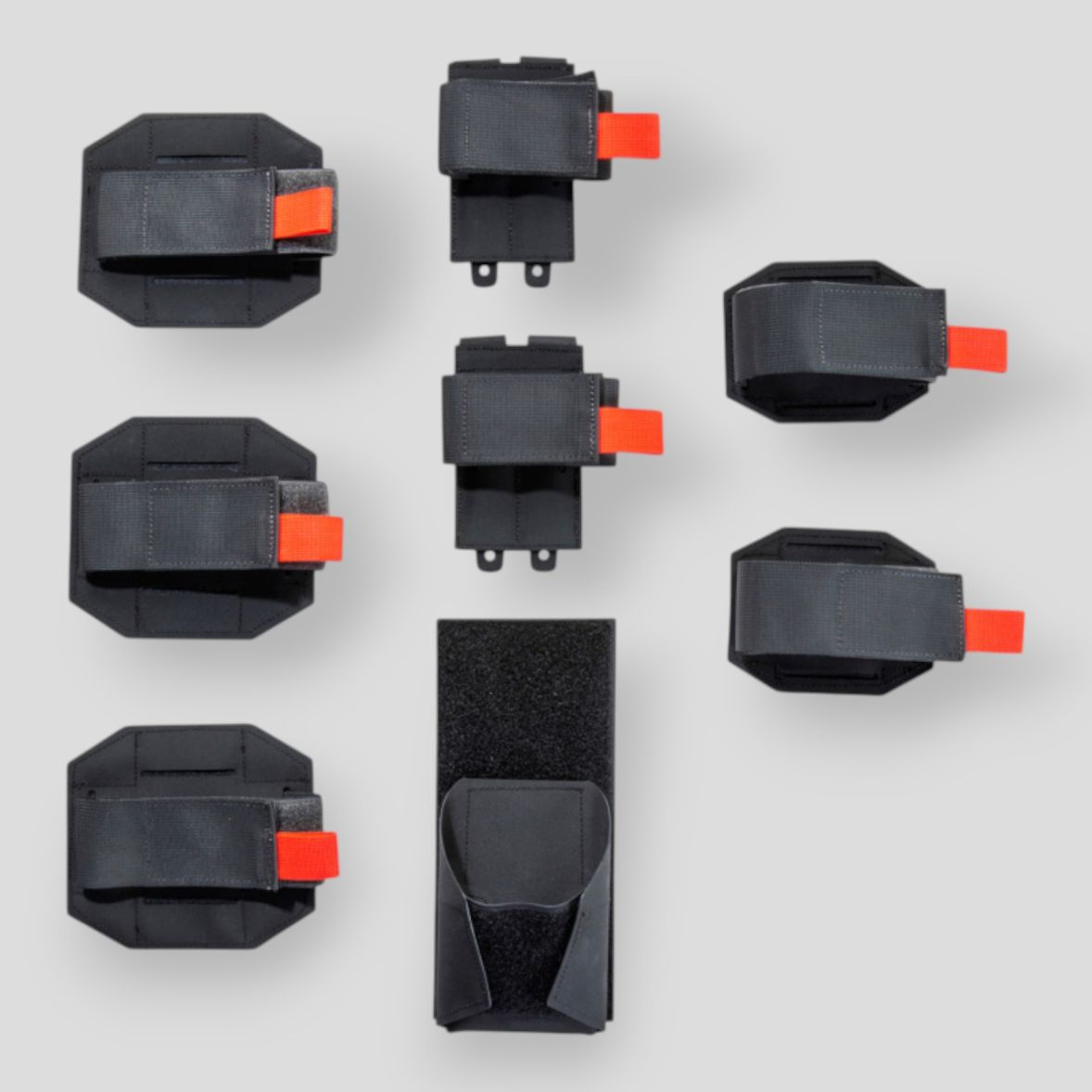 Modular weapon mounting set with velcro - Black - Tasmanian Tiger