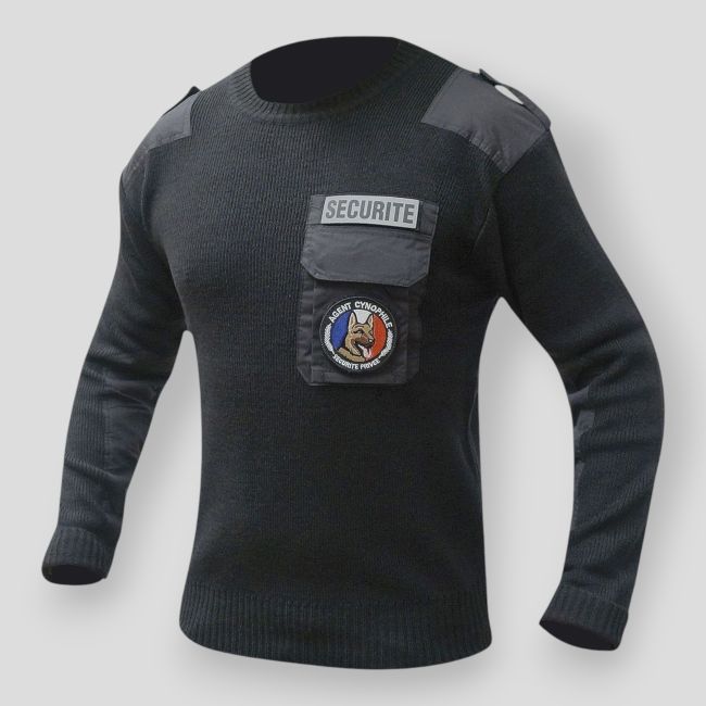 Commando Security Sweater - Black - Patrol Equipement