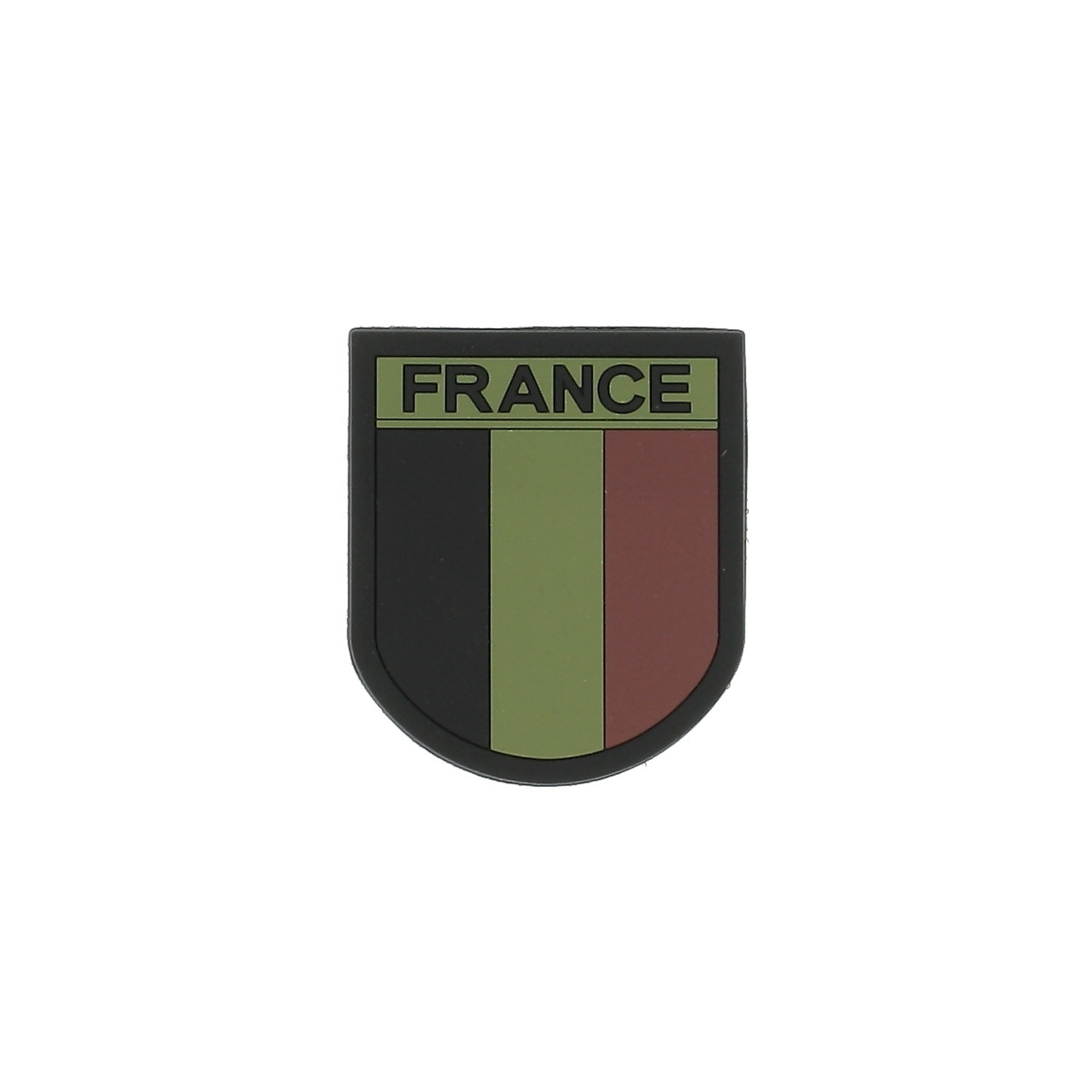 French flag military silicone patch