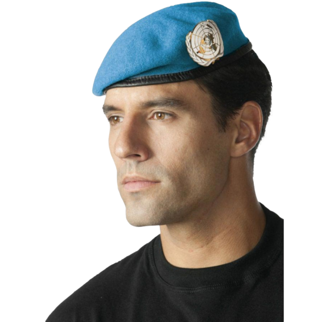 U.N. Sky Blue Commando Beret - A10 Equipment