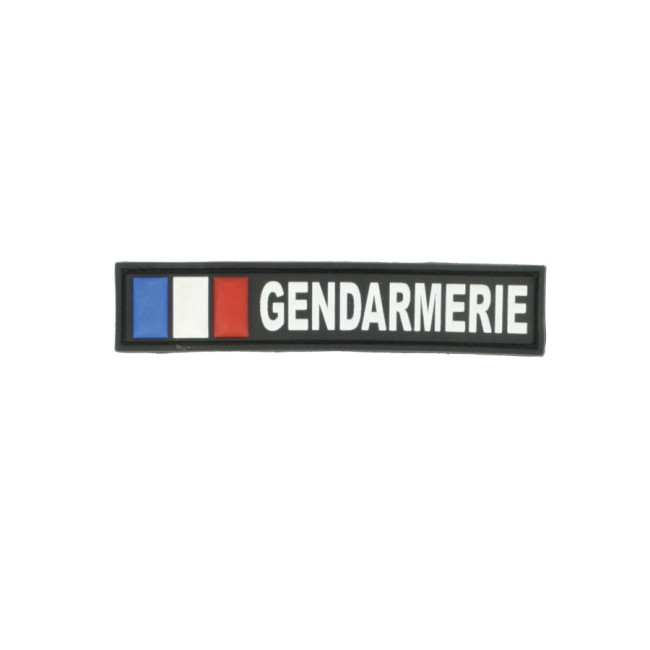 Targhetta nominativa in PVC Gendarmerie con bandiera francese - DMB ...