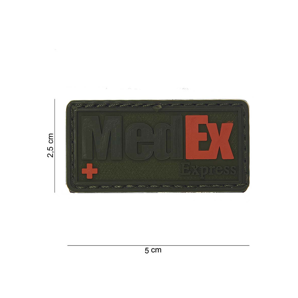 Patch 3D PVC MedEx Express Vert - 101 Inc