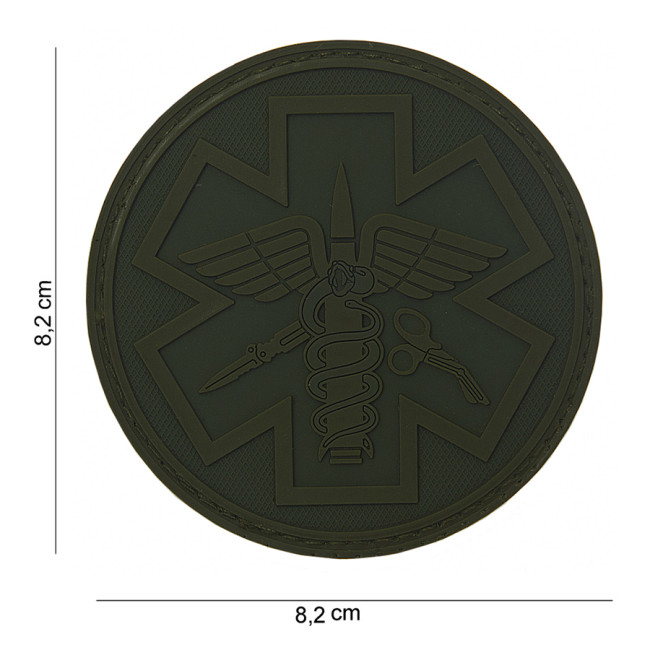 Patch 3D PVC Para Medic Vert - 101 Inc - vetsecurite.com