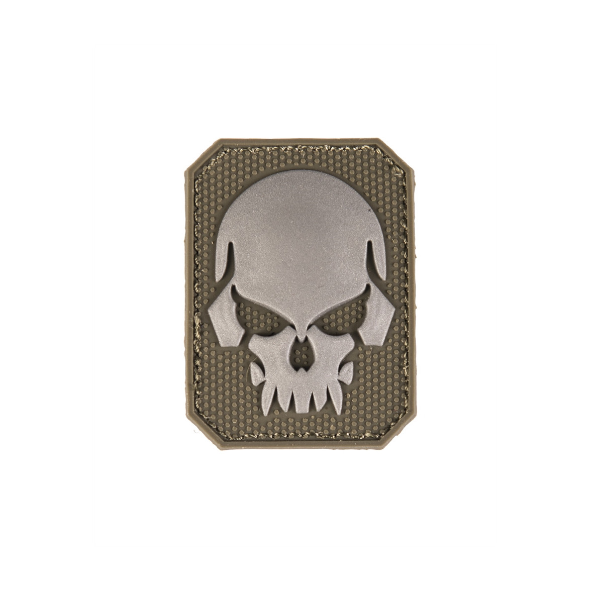 3D PVC Skeleton Patch Small Size Olive Green - Miltec
