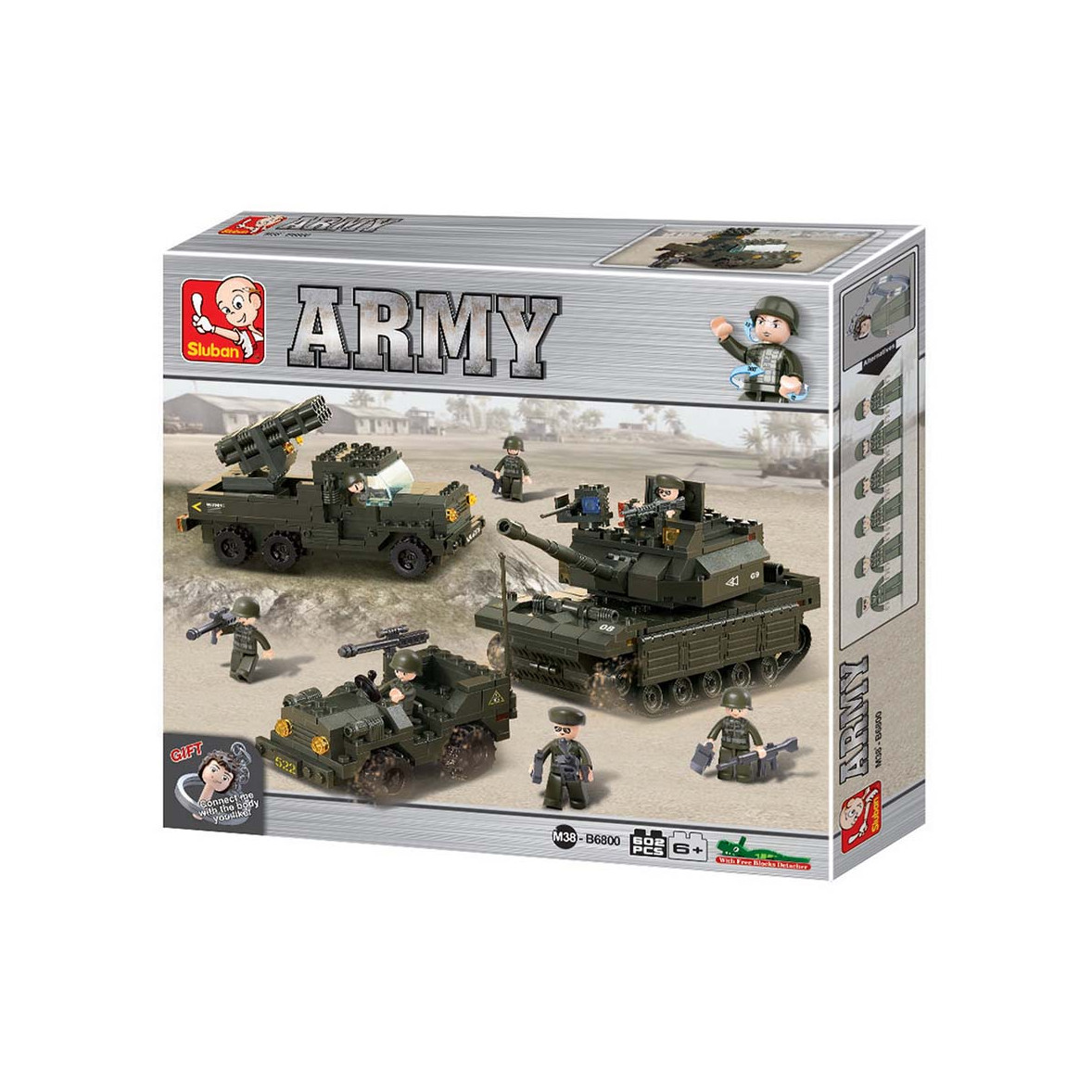 Military Vehicle Set M38-B6800 - Sluban