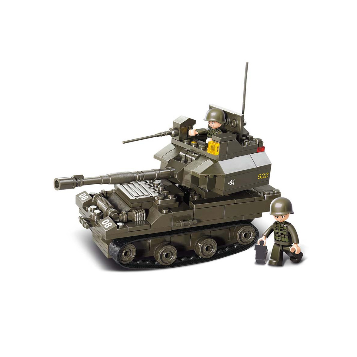 Military Tank M38-B0282 - Sluban - vetsecurite.com