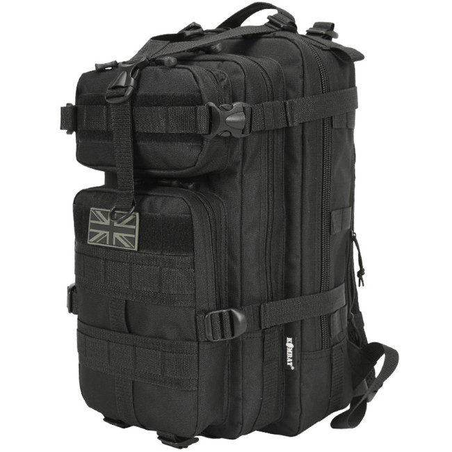 Black Stealth 25L Backpack - Kombat Tactical