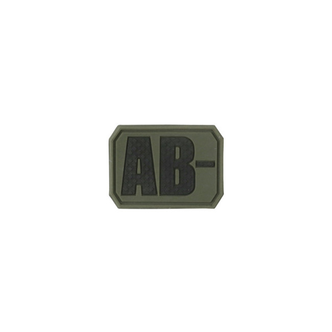 AB- blood type patch olive green by Kombat Tactical