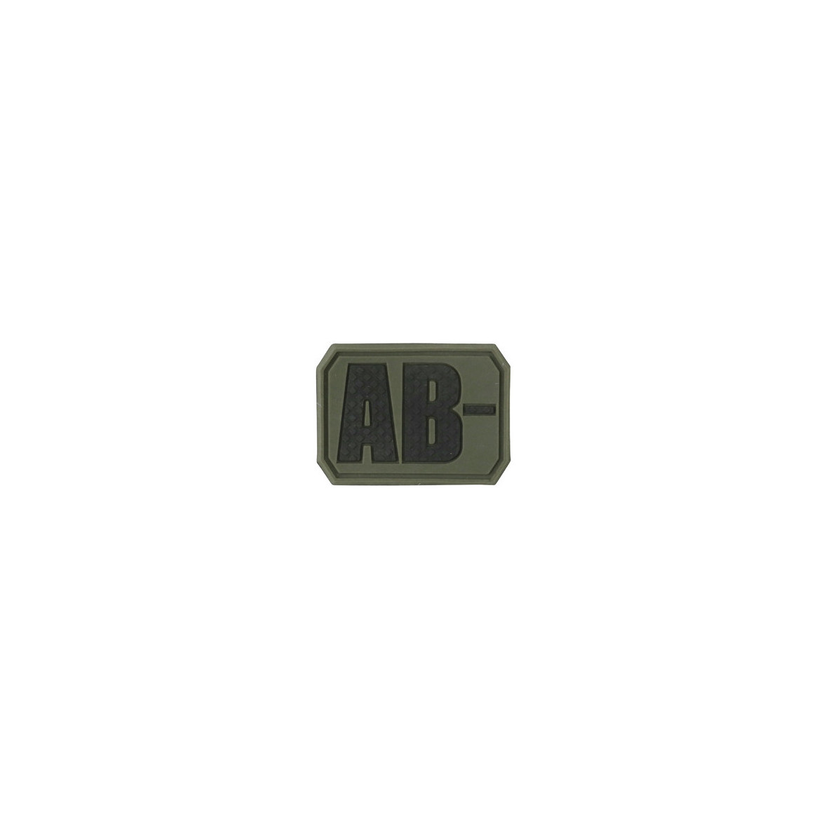 AB- blood type patch olive green by Kombat Tactical