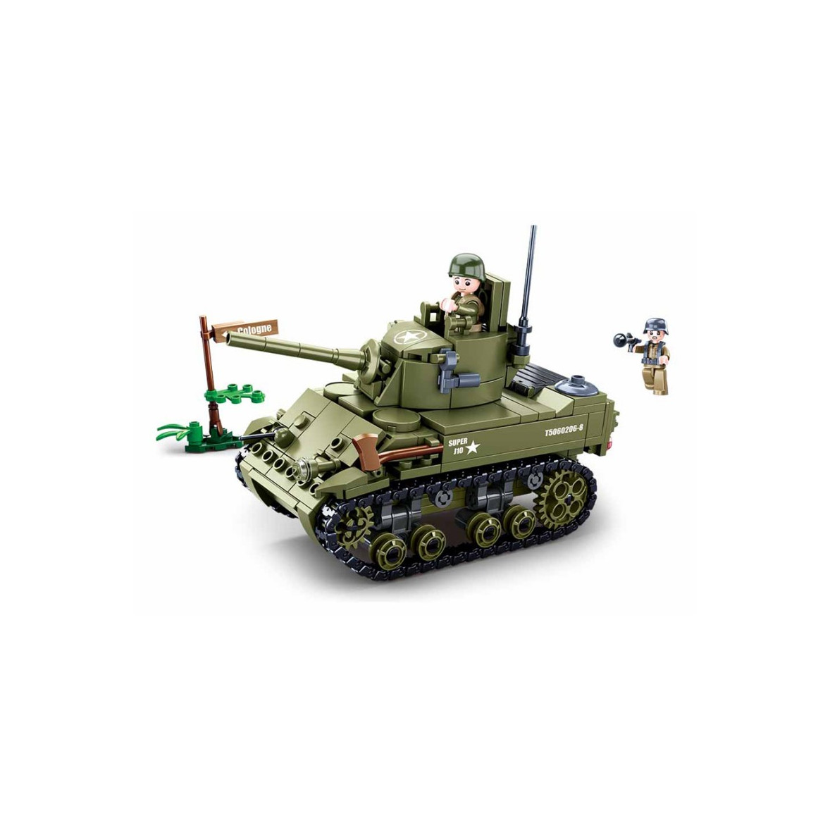 Light Tank M38-B0856 - Sluban - Vetsecurite.com