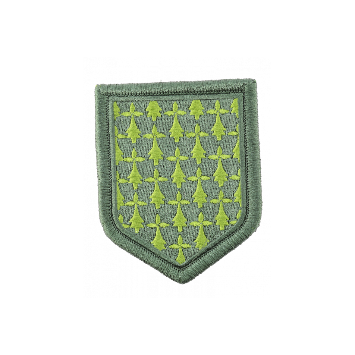 Green low visibility BRETAGNE patch - Cholet