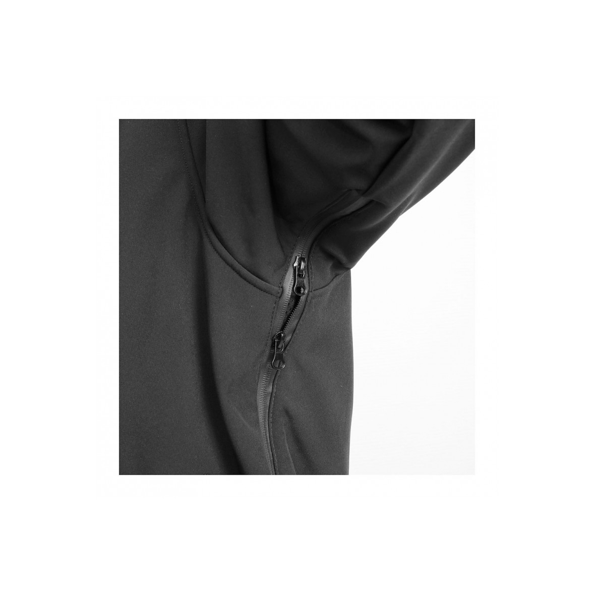 Black waterproof and breathable Softshell Ares