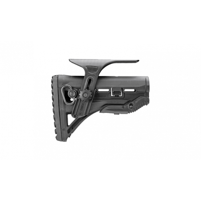 Tactical M4/AR15 stock with absorber and cheek rest