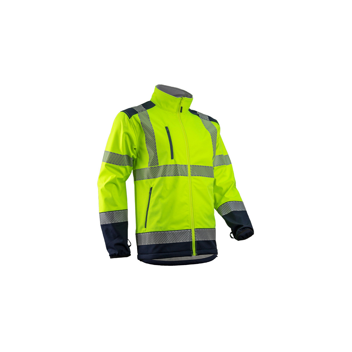 HV Kazan softshell jacket yellow and navy - Coverguard