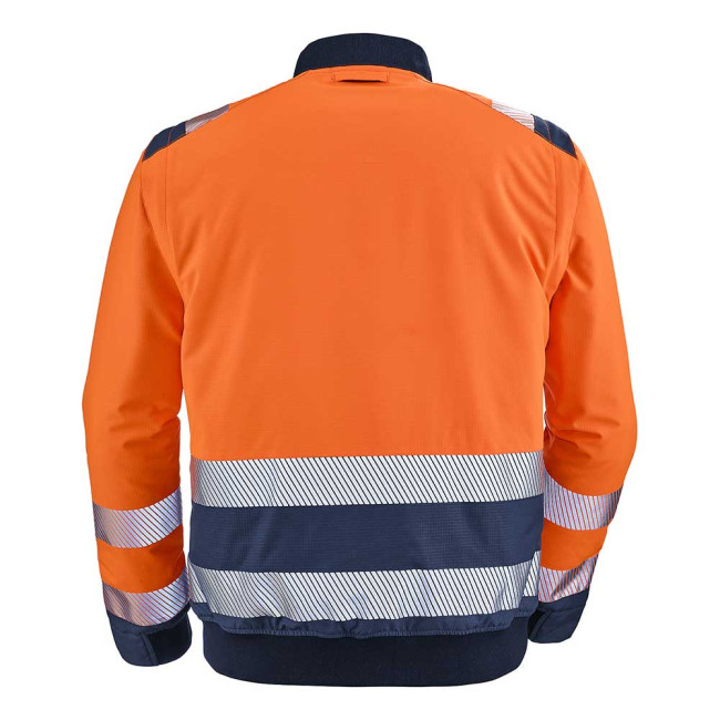 Lafont High Visibility Alpilles Teddy Jacket - Orange / Navy
