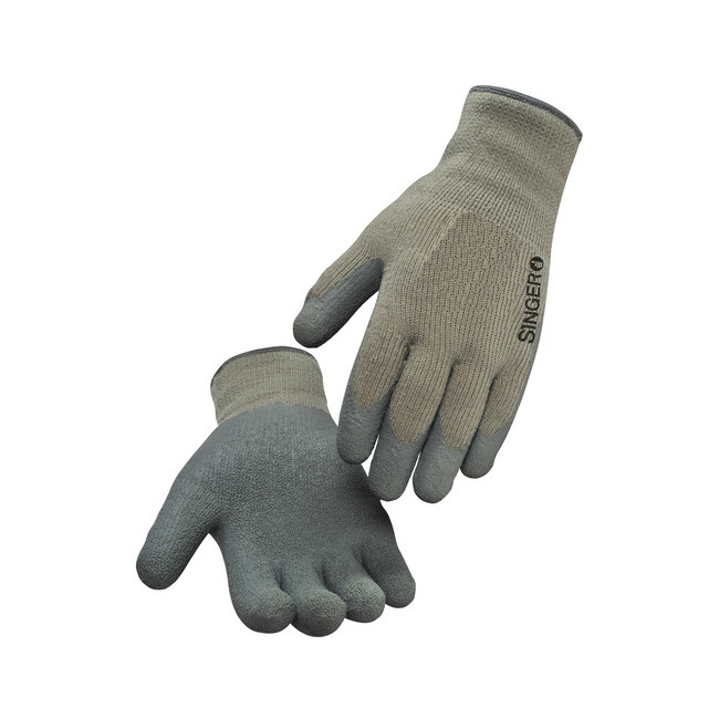 Brushed terry end latex gloves - Singer Safety