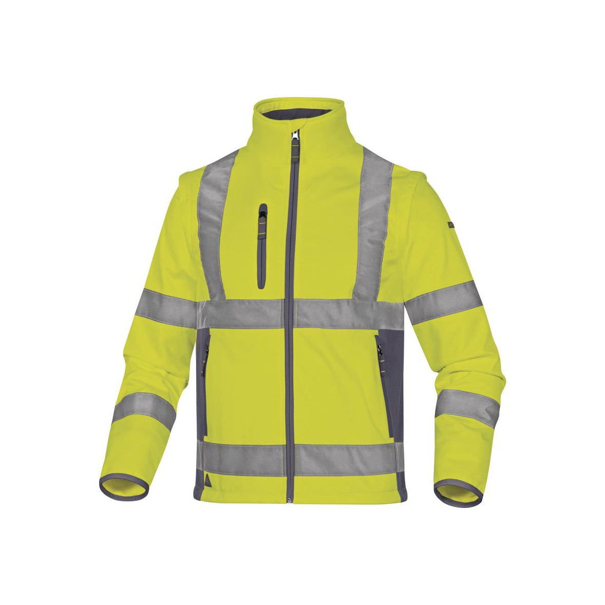 High Visibility Yellow Softshell Jacket - Delta Plus