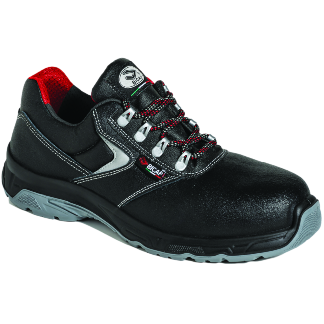 Falcon S3 Black Safety Shoes - Bicap