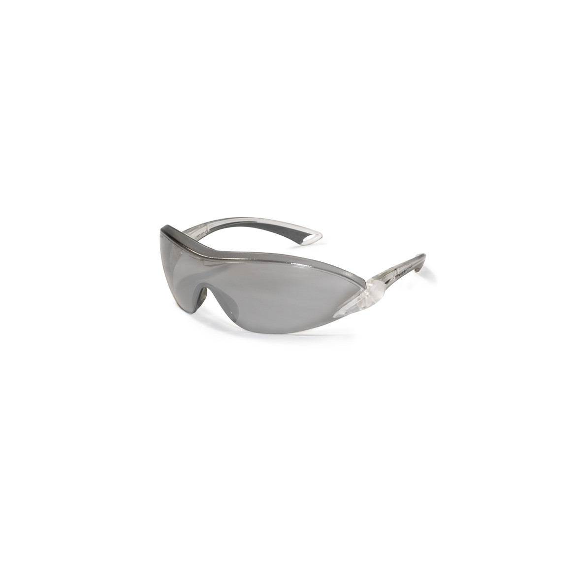Falcon Smoke Silver Mirror Safety Glasses Swiss One