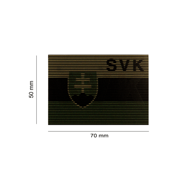 Patch de duplo padrão IR SVK RAL7013 - Clawgear