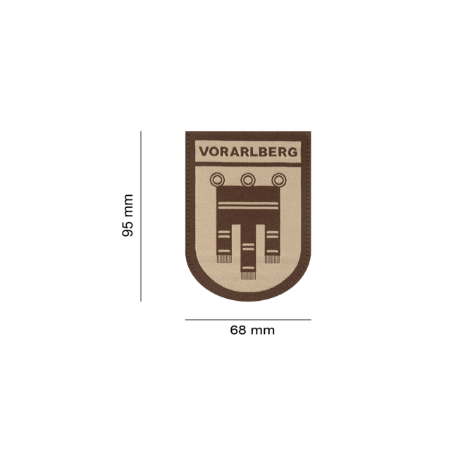 Vorarlberg Shield Patch Desert - Clawgear