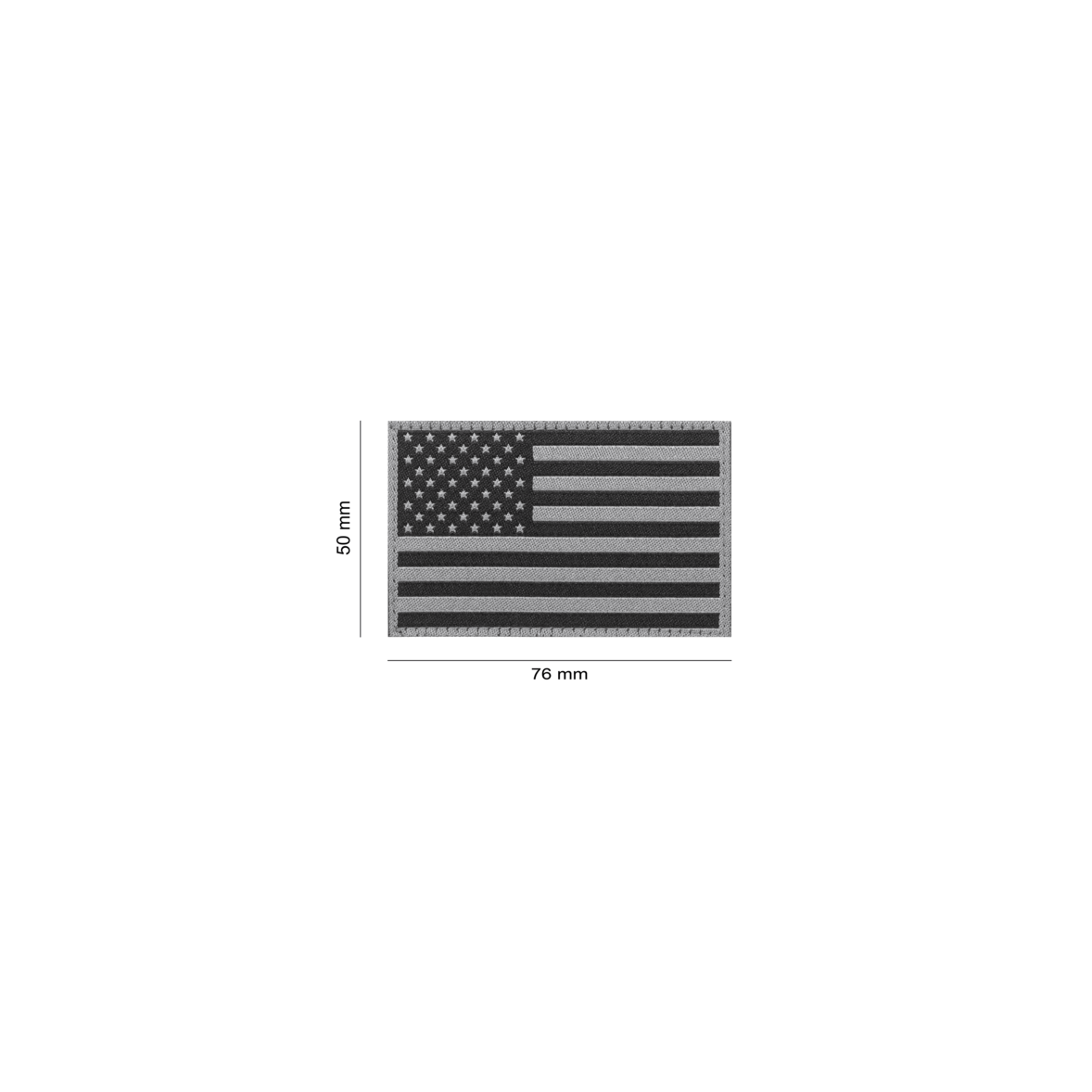 USA Flag Patch Black - Clawgear