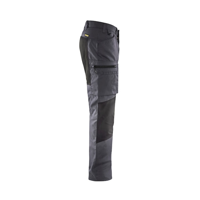 Medium Gray/Black stretch maintenance pants - Blaklader