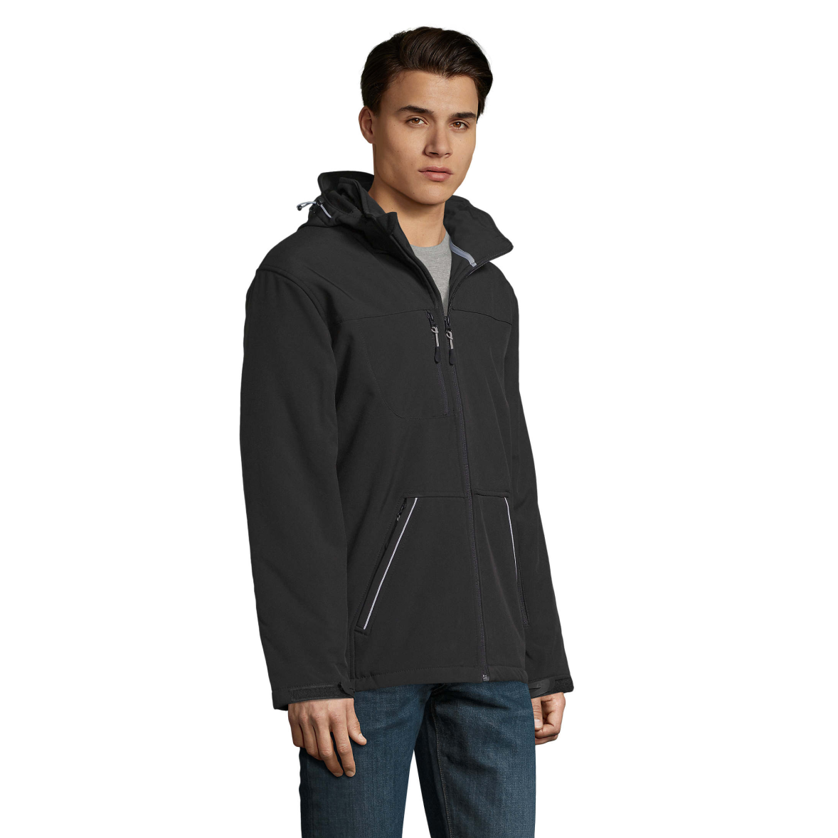 Parka softshell hombre rock negro de la marca Sol's