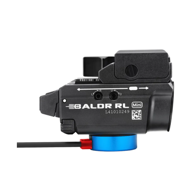 Linterna táctica láser rojo Baldr RL Mini negro - Olight